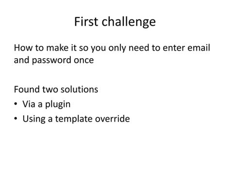 Simplify Your Joomla User Registration Form Ppt