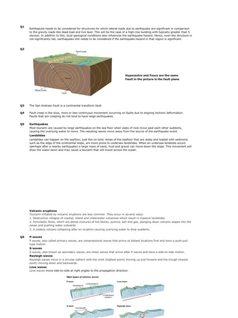 Seismic Design Of Structures Assignment 1 Pdf Earthquakes Tsunami