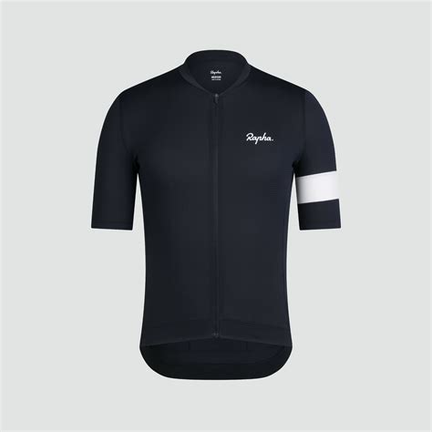 Rapha Mens Core Lightweight Jersey Blackwhite Le Club