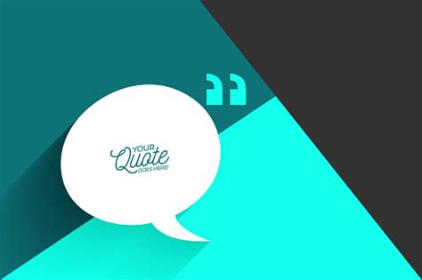 벡터 인용 템플릿 트렌디한 스타일의 스톡 일러스트레이션은 추상적인 배경에 있다 말풍선 벡터 그림입니다 0명에 대한 스톡 벡터