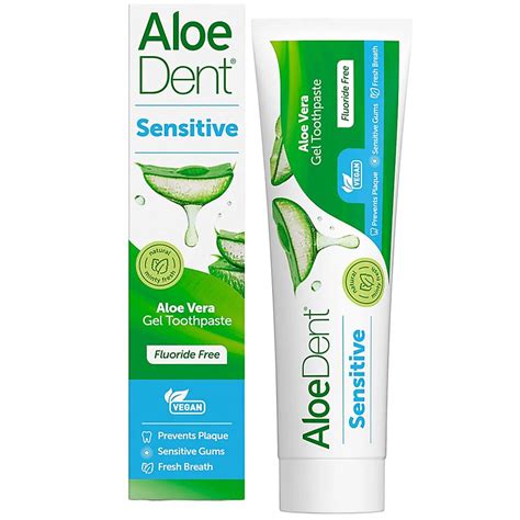Aloe Dent Sensitive Toothpaste Fluoride Free 100ml Aloe Dent