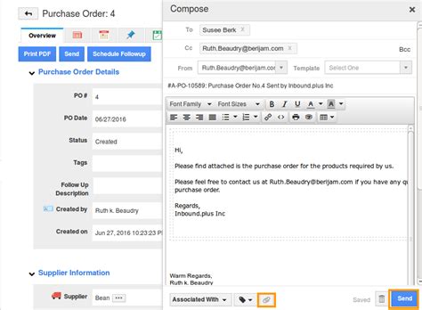 Crm Email Template