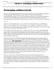 Bootstrapping Part I Calculating Confidence Intervals Using Course Hero