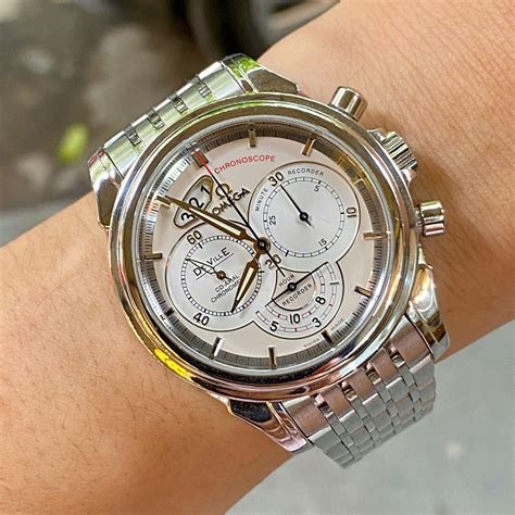 Omega Deville Co Axial Chronoscope Hour Recorder 45503000