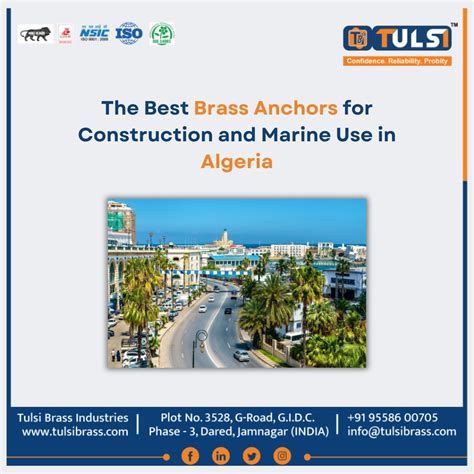 The Best Brass Anchors For Construction And Marine Use In Algeria