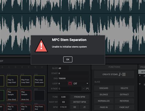 mpc stems error message r akaimpc
