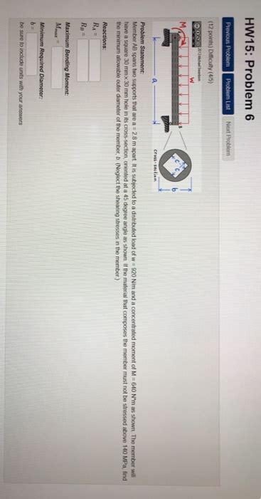 Solved HW Problem Previous Problem Problem List Next Chegg Com