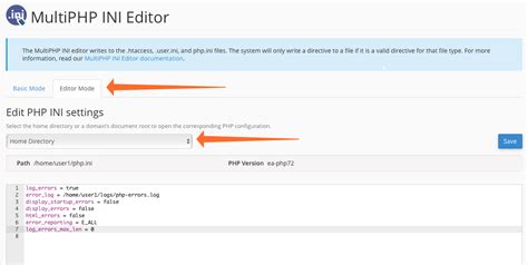 فعال کردن لاگ ارور Php وردپرس با سی پنل پایگاه دانش سرور و شبکه