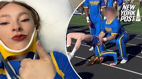 Kentucky Cheerleader Breaks Neck In Horrifying Video Daily Telegraph
