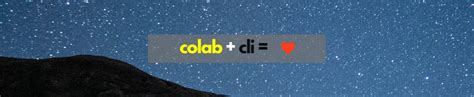 colab cli·pypi