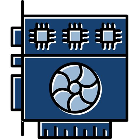 Graphics Card Generic Color Lineal Color Icon
