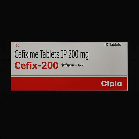 Cefix 200 Tab Meditrust Pharma