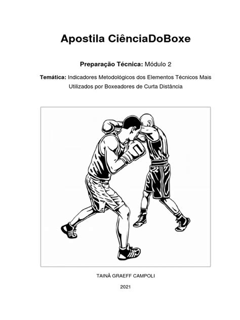 Ciencia Do Boxe Apostila Módulo Ii Pdf