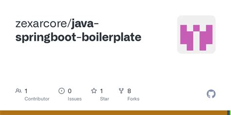 github zexarcore java springboot boilerplate