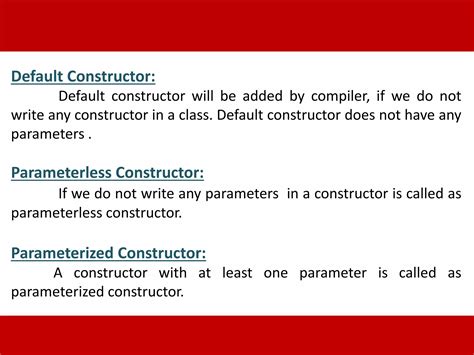 Constructors Ppt