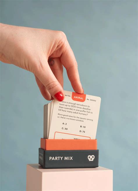 Fun Fact Co Party Mix Trivia Deck Solstice Holiday Pop Up