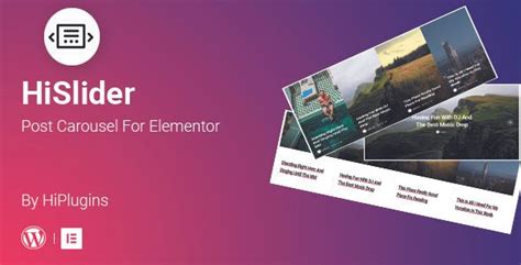 Hi Slider Post Carousel Codemarket