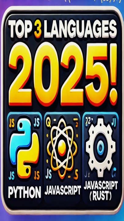 Top 3 Programming Languages To Learn In 2025 Programming