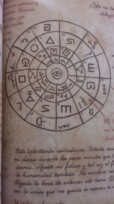 Codigo De Bill Del Diario De Gravity Falls Los Números Representan Una