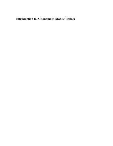 دانلود کتاب Introduction To Autonomous Mobile Robots