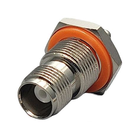 Tnc Female Bulkhead Rear Mount Connector Crimp Coax Rg174 Rg188 Rg31