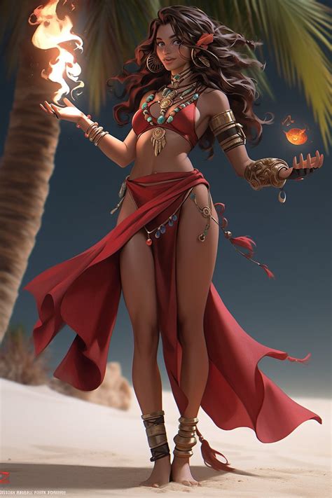 The Midjourney Couple On Twitter Who Said Fire Mages Cannot Be Sexy 😉