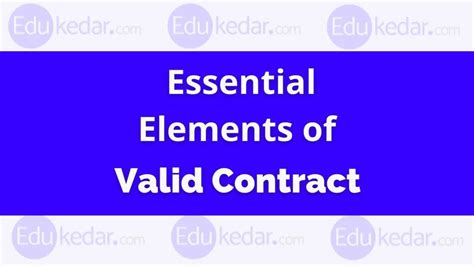 Essential Elements Of Valid Contract Explained With Examples Essential Elements Of Valid Contract Explained With Examples