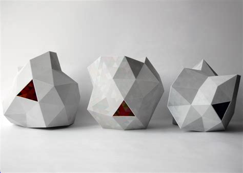 Dazzle Lamps By Corneel Cannaerts 3d Printed With Coloured Interiors