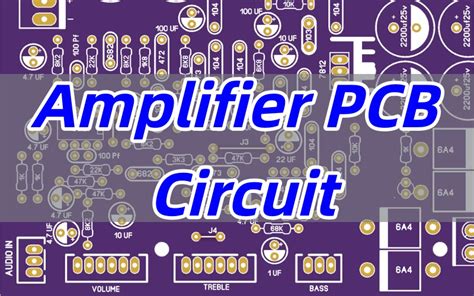 Amplifier Circuit Board Pcb And Mcpcb Best Technology