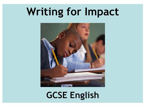 Writing For Impact Teaching Resources