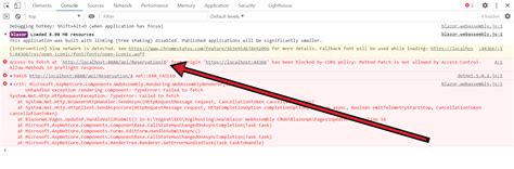 Blazor Webassembly App Unable To Call Patch Web Api Method Stack