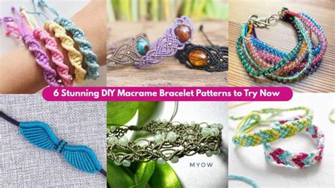 5 Easy Macrame Bracelet Patterns You Can Make In One Afternoon Artify