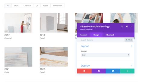 Using A Fullwidth Layout Vs Grid In Divis Filterable Portfolio Module