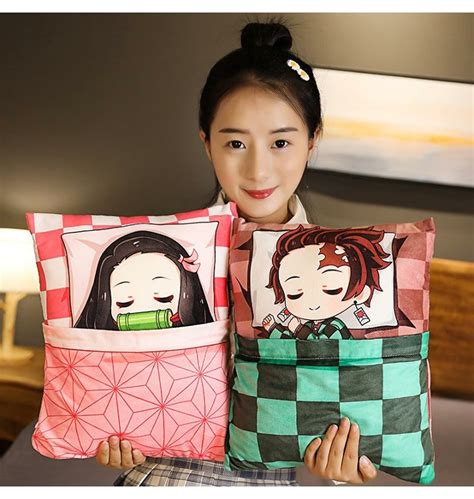 캐릭터쿠션 1 1 애니 귀칼 귀멸의칼날 굿즈 캐릭터 베개 인형 쿠션 바디필로우 티몬
