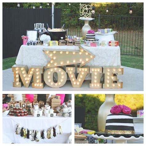 Movie Night Themed Birthday Party