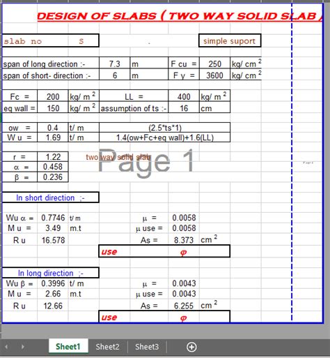 Excel Spreadsheets Engineering Archives Civil Mdc