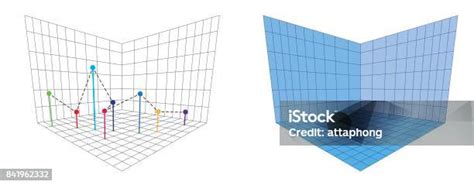 Opengl Projection Matrix Perspective 3d Axis Vector Illustration Stock Illustration Download