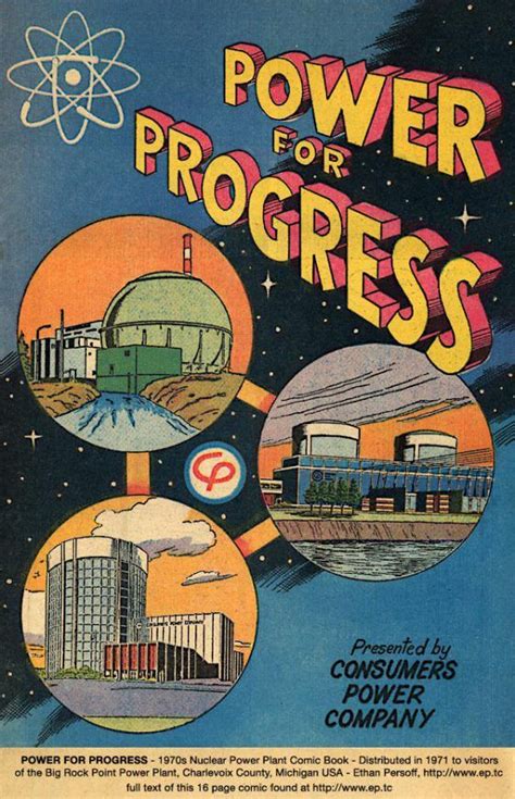 1971 Nuclear Power Comic Book Atomic Age Design Atomic Age Retro