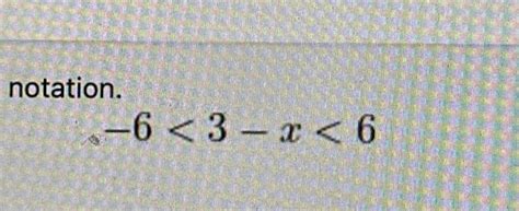 Solved Using Interval Notation 6