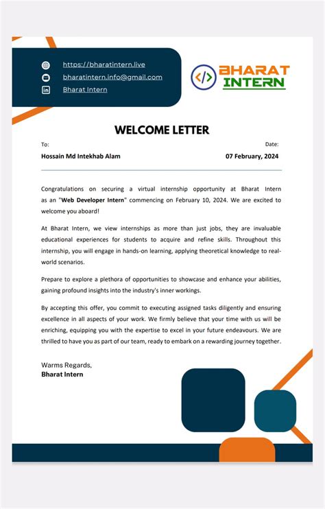 Hossain Md Intekhab Alam On Linkedin Connections Internship Webdevelopment Careerdevelopment