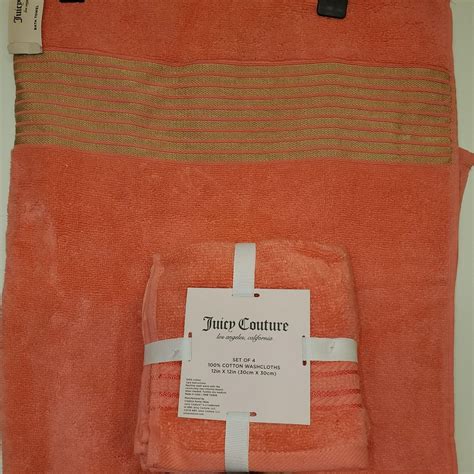Juicy Couture Coral Towels Mercari