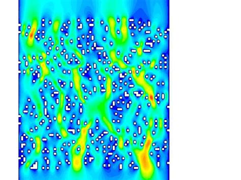 Flow In Disordered Porous Media We Show The Contour Plot Of The