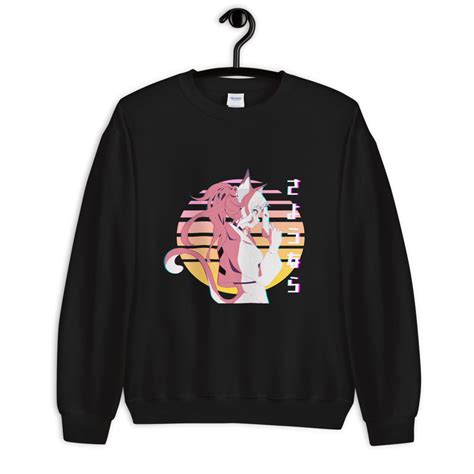 Sayonara Anime Cat Girl Kawaii Unisex Sweatshirt My Nerdy Needs