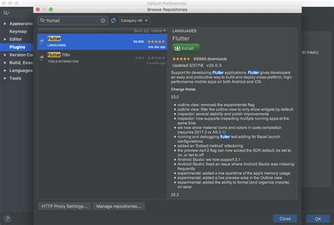 Support For Intellij 20181 · Issue 2019 · Flutterflutter Intellij · Github