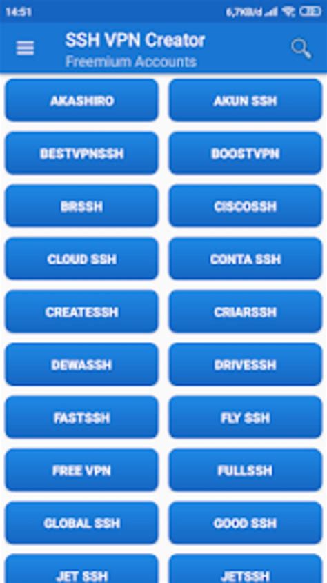 Ssh Vpn Creator для Android — Скачать