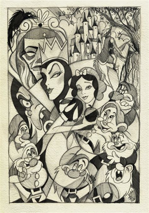 Filmic Light Snow White Archive The Disney Fine Art Of Tim Rogerson