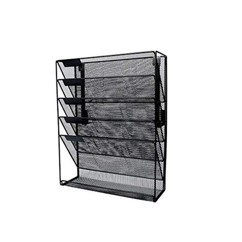 Buy File Organizer Mesh 5 Tier Black Hanging File Organize Vertical