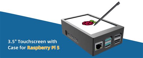 Cuqi Raspberry Pi Display 3 5 Inch Touchscreen With Raspberry Pi 5 Case 480x320