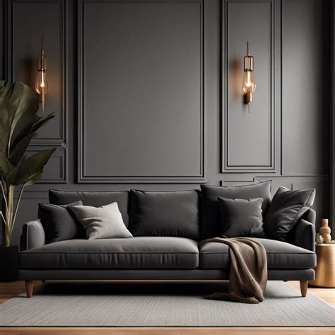 20 Dark Gray Couch Ideas Styles Materials And Decor Tips For An