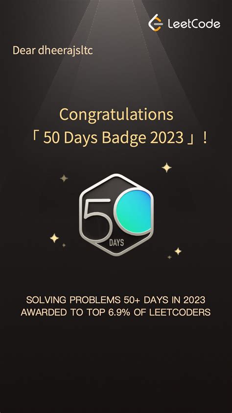 Dheeraj Singh On Linkedin Codingjourney Leetcode 50daysofcode